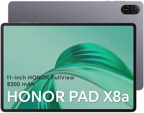 HONOR Pad X9, 11.5-inch Wi-Fi Tablet, 4GB+128GB, 120Hz 2K Fullview Display, 6 Speakers, Android ...