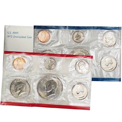 1975 US 12 Piece Mint Set In original packaging from US mint ...