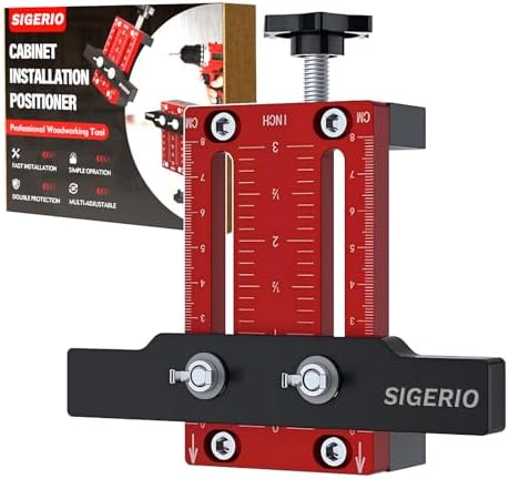 Sigerio Cabinet Door Installation Positioner, Aluminum Alloy Cabinet ...