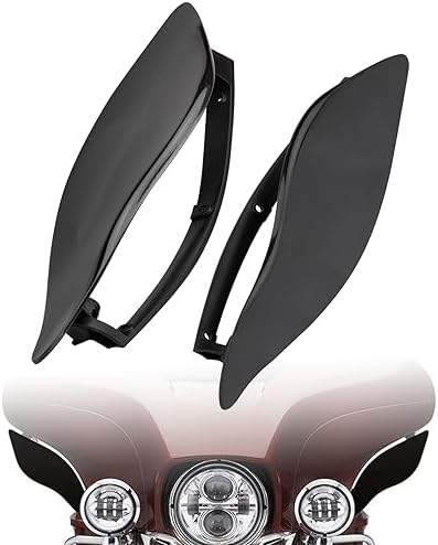 Amazon.com: VG MOTO Motorcycle Air Deflector Windshield Fairing Side ...