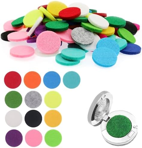 260PCS Aromatherapy Diffuser Pads - 22.5mm Round Fibre Replacement ...