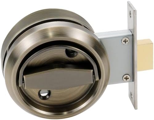 FarBoat 1 Set Recessed Flush Lock for Cabinet 201 Stainless Steel Round ...