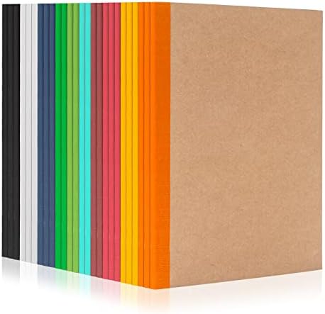 26 Pack A5 Kraft Notebooks Bulk, 8.3x 5.5 inch Lined Paper Notebook ...