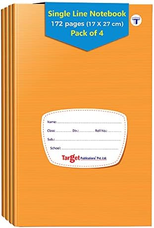 TARGET PUBLICATIONS Single Line Notebooks | 172 Ruled Pages | Soft ...