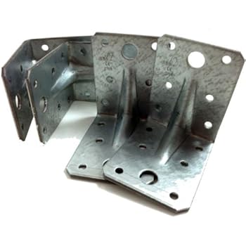 70mm REINFORCED GALVANISED ANGLE BRACKET HEAVY DUTY DECKING / JOISTS ...