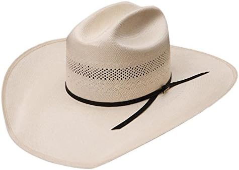 RESISTOL Mens 20X Cut Bank Straw Cowboy Hat 7 Natural : Buy Online at ...