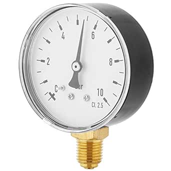 Amazon.com: Manometer 10 Bar Digital Manometer,Air Oil Water Pressure 1 ...