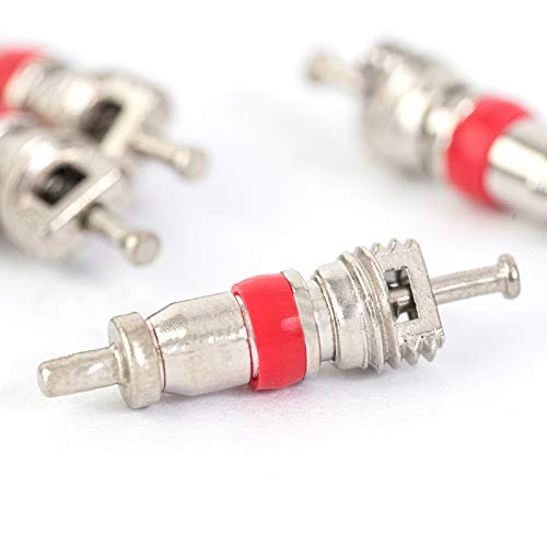 Aoerzn 100Pcs Premium Tyre Tire Valve Cores, Valve Stem Core Part ...