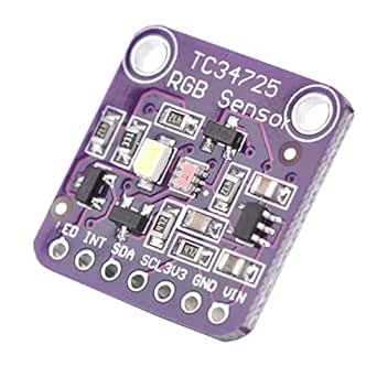 TCS34725 RGB Light Color Sensor Recognition Module Fit : Amazon.co.uk ...