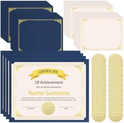 Amazon.com : Spakon 18 Pcs Certificate Kit for Graduation Include ...