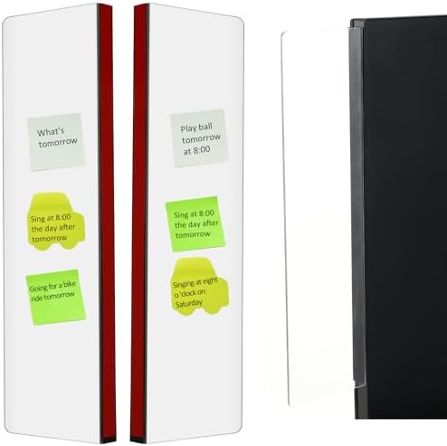 Amazon.com : 2 Pack Computer Monitor Memo Board for No Edge Monitors ...