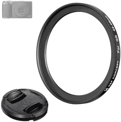 Amazon.com : K&F Concept 42-49mm Filter Adapter Ring for Ricoh GR with ...