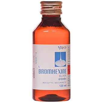 Bromhexine Elixir - Bottle of 120 ml Syrup : Amazon.in: Health ...