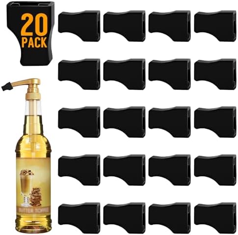 Amazon.com: 30 Pack Coffee Syrup Pump Tip Covers - Black Rubber Pourer ...