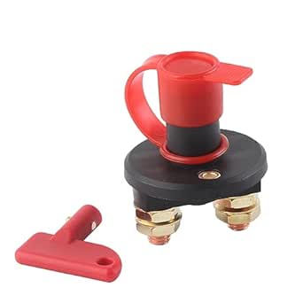 Amazon.com: Battery Disconnect Switch, Power Off Switch, Marine Battery ...