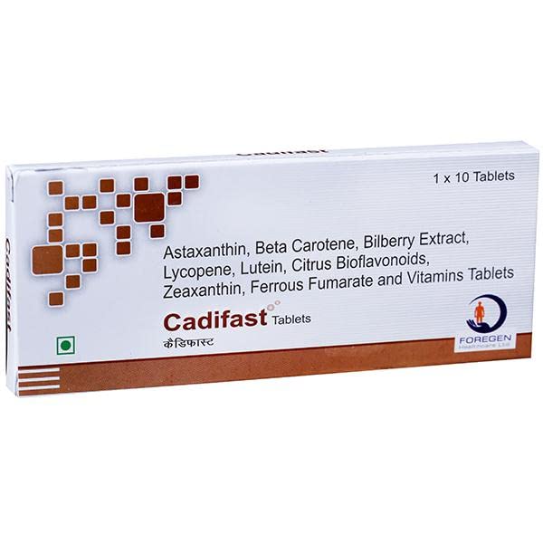 Cadifast - Strip of 10 Capsules : Amazon.in: Health & Personal Care