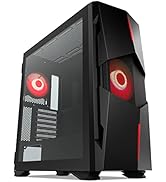 Amazon.com: DARKROCK MH200 White PC Computer Case for Office&Gaming ...