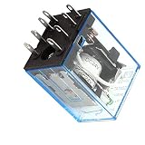 ・ブランド:Aexit・製造元:Aexit・モデル:modle・製品名：電磁リレー;モデル番号：HH52P;コイル電圧：DC24V・コンタクト容量：5A 250VAC5A 24VDC、タイプ：DPDT、ピン数量：8・ピンのサイズ：7 x 2...
