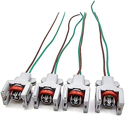 4pcs Diesel Injector Connector Plug 2 Way Pre-Wired for Renault Delphi ...