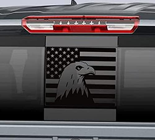 Amazon.com - CONGCONG Rear Middle Window Decal Eagle American Flag Rear ...