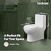 Hindware One-piece Elegance S-220 Floor Mount Western Commode for ...