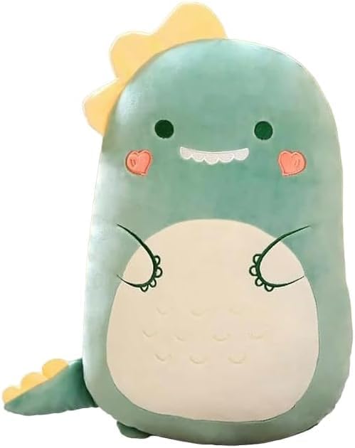 Amazon.com: Cute Dinosaur Plush Toys, Fat Dinosaur Soft Stuffed Animals ...