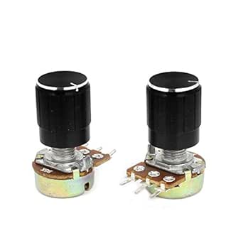 5K OHM Variable Resistors B Type Taper Rotary Potentiometer 5KB B5K Pot ...