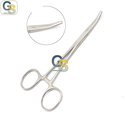 Amazon.com: G.S DENTAL VETERINARY CRILE CLAMP CURVED 5 1/2" 14 CM G.S ...