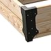 Amazon.com: Panacea Raised Garden Bed Brackets, Set of 4 (4) : Patio ...