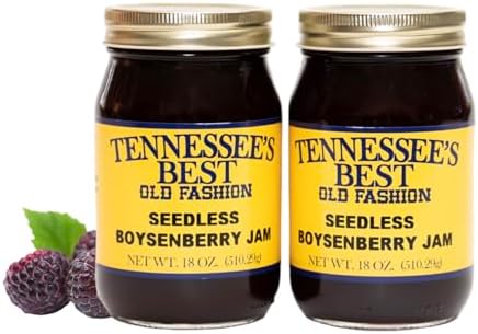 Amazon.com: Tennessee's Best Old Fashioned Seedless Boysenberry Jam ...