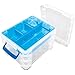 Amazon.com: Super Stacker Divided Storage Box with Removable Tray, 10 x ...
