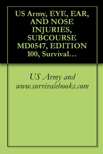 US Army, EYE, EAR, AND NOSE INJURIES, SUBCOURSE MD0547, EDITION 100 ...