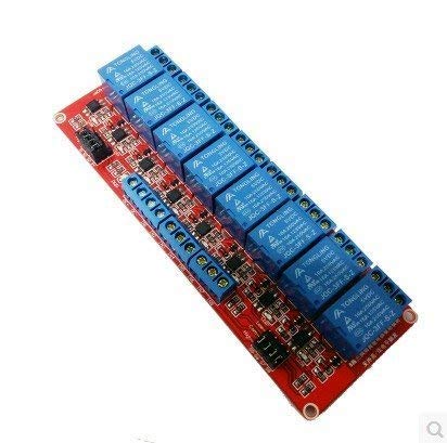 UIOTEC 1 PCS 8-Channel DC 12V 8CH Relay Module with Optocoupler H/L ...