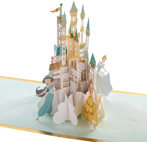 Hallmark Disney Princesses & Castle, 3D & Pop-Up Card, Any Occasion ...