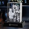 Amazon.com - Custom 3D Crystal Photo Gift – Personalized Laser Engraved ...