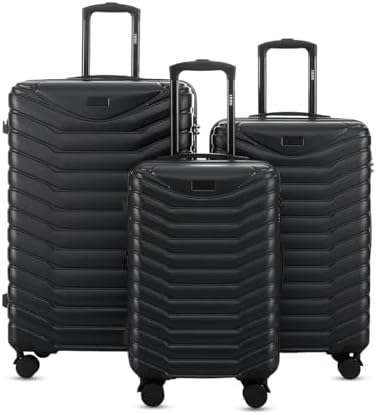 Amazon.com | IZOD Phantom 3 Piece Expandable Hardside Luggage Set ...