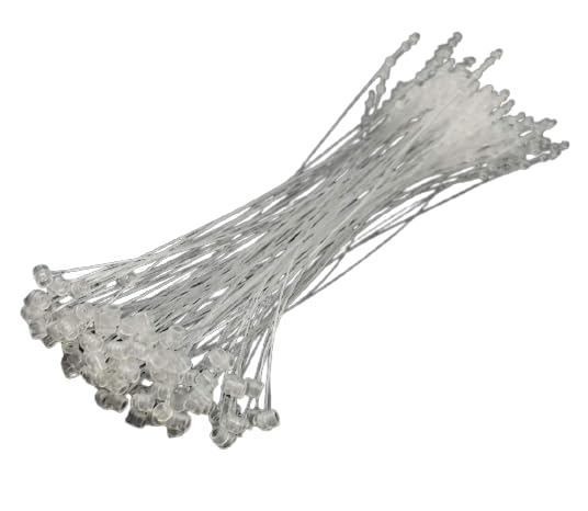 Avister Loop pin 5 inch Transparent Colour Tag Fastener Hand Ties (Set ...