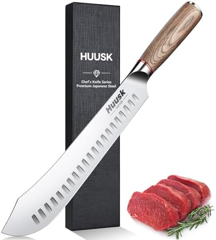 Amazon.com: DRAGON RIOT 8 inch Butcher Knife for Meat Cutting ...