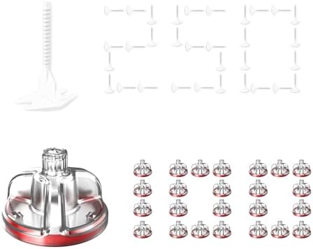 Goldblatt Tile Leveling System, 250pcs 1/16" Tile Spacers & 100pcs Free ...