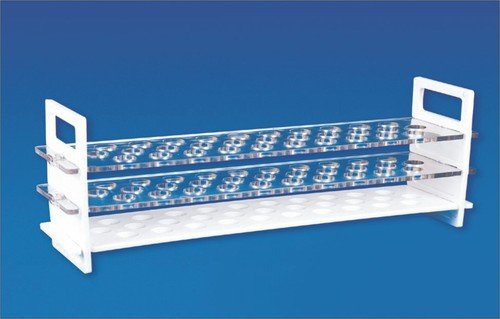 Test Tube Stand 3 Tier 20mmx20 holes(polycarbonate) : Amazon.in ...