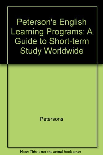 Amazon | Peterson's English Learning Programs: A Guide to Short-term ...