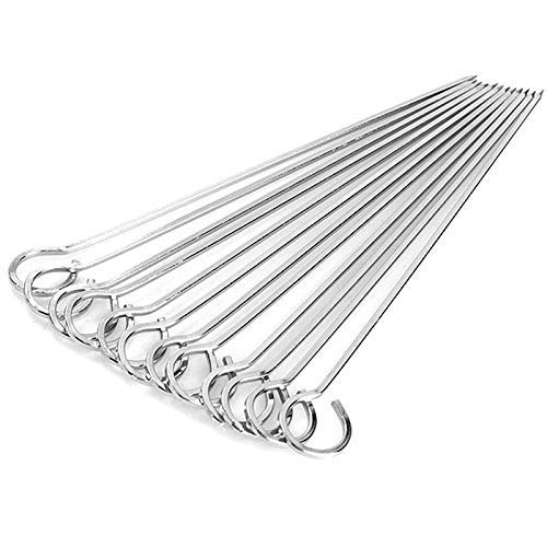 Dynore Stainless Steel 12 Inch Barbeque Rods- Set of 12 : Amazon.in ...