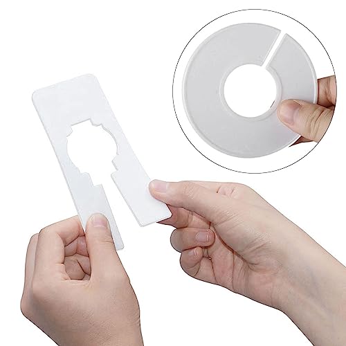 10 Pcs Rectangular Clothing Hanger Dividers with 5 Round Clothing Rack ...