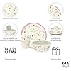 Amazon.com | Zak Designs Kids Dinnerware Set 3 Pieces, Durable and ...