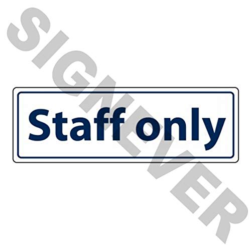 SIGN EVER Staff Only Sign Boards For Office Business Hospital Medical ...