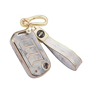 CARMATE Marble Finishing Car Key Cover with Keychain for Mahindra ...