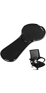 Amazon.com: Pxoerzy Ergonomic Arm Rest Mouse Pads for Chairs, Upgrade ...