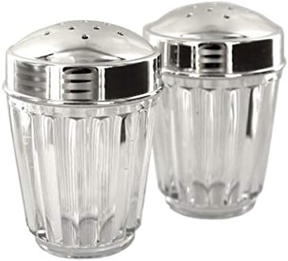 Amazon.com: Handy Housewares Crystal-Look Salt & Pepper Shaker Set ...