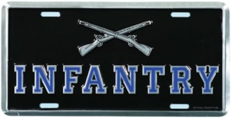 Amazon.com: Mitchell Proffitt Infantry License Plate : Automotive
