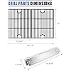 Amazon.com: Adviace Piezas de repuesto para parrilla Nexgrill 720-0830H ...